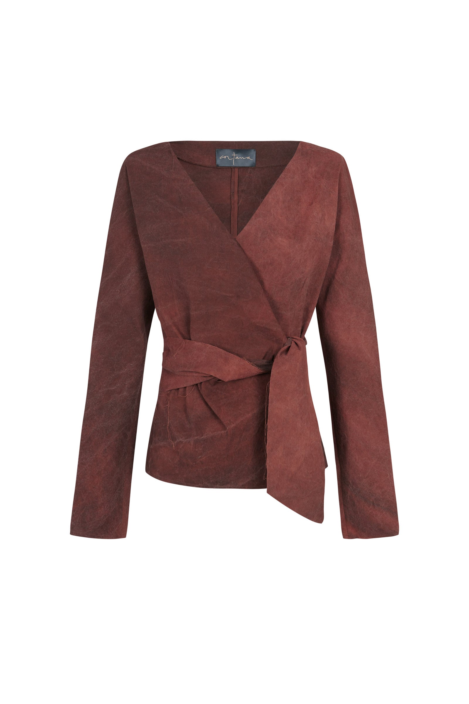 Cortana - Candela, garnet linen jacket