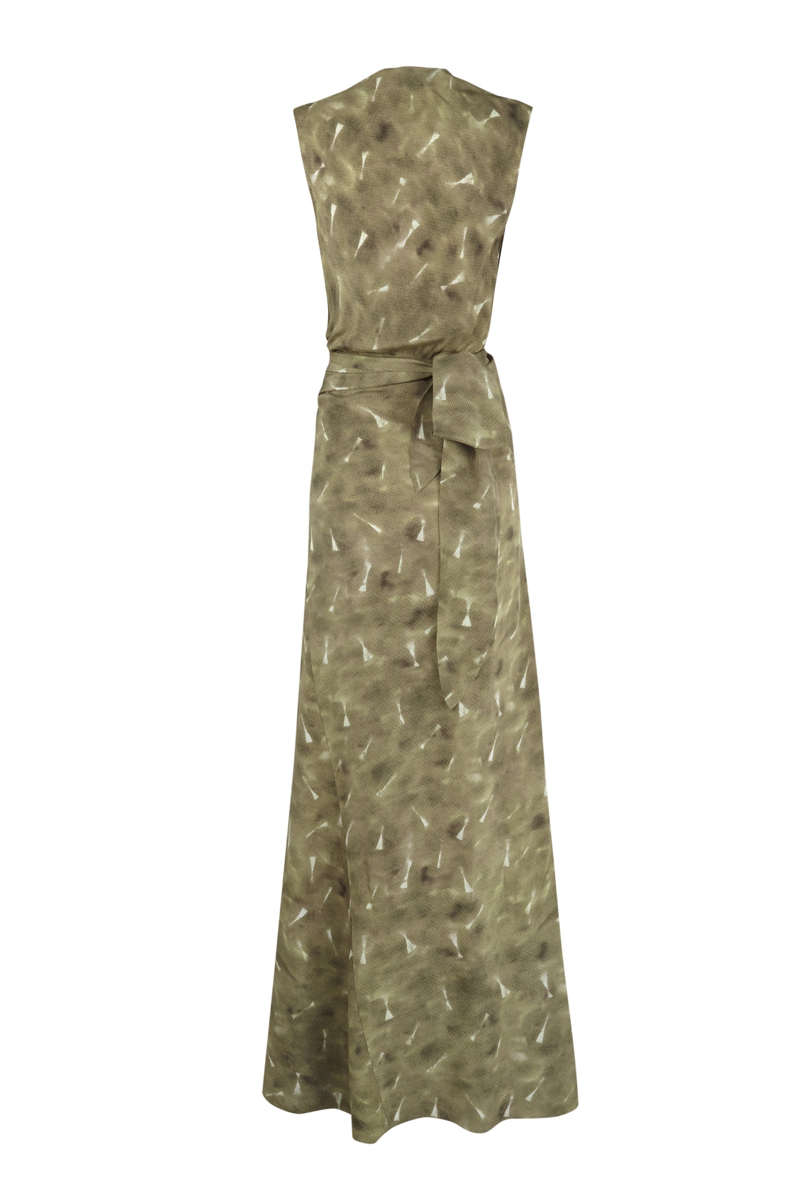 Cortana - Elise, pua print organic silk dress