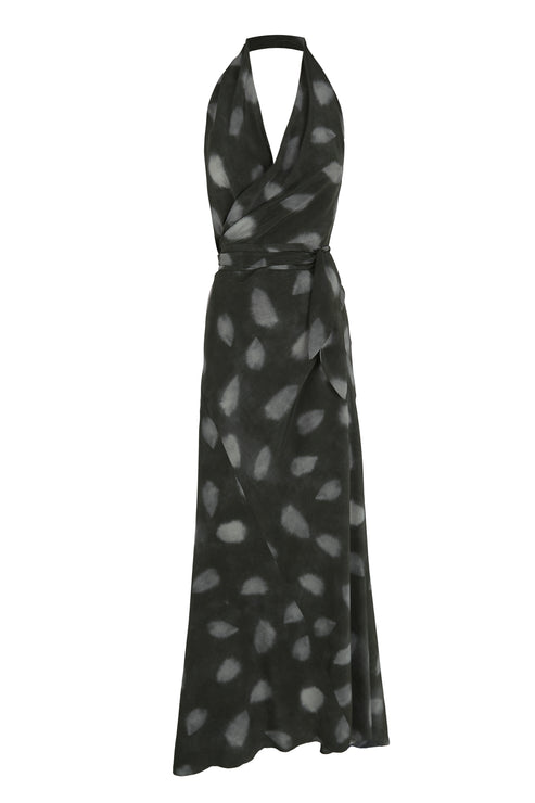 Cortana - Molly, mint print silk dress