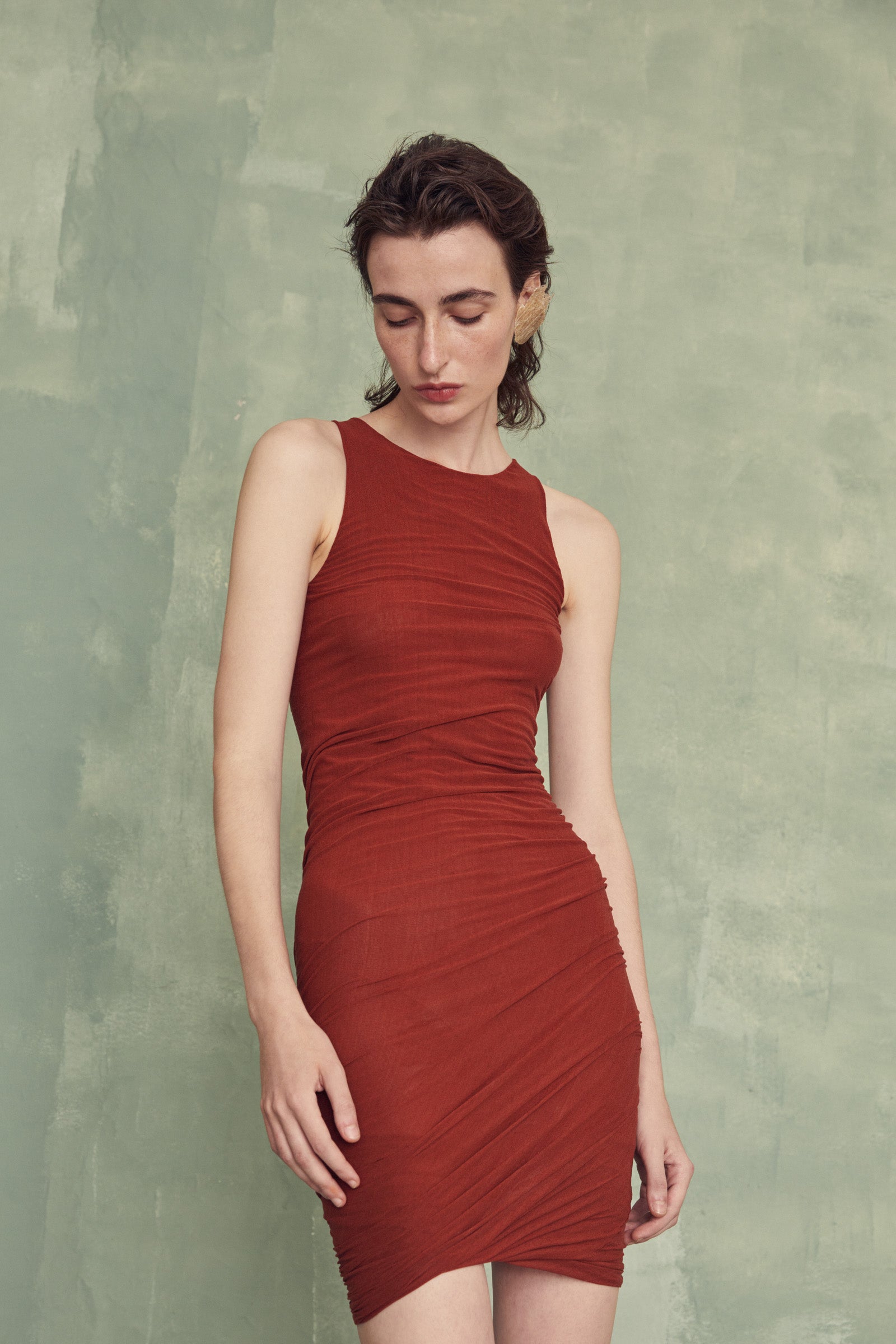 Cortana - Tula, red silk tulle dress Cortana - Tula, red silk tulle dress